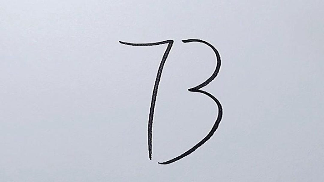 两个数字73能画什么出来?你知道吗?
