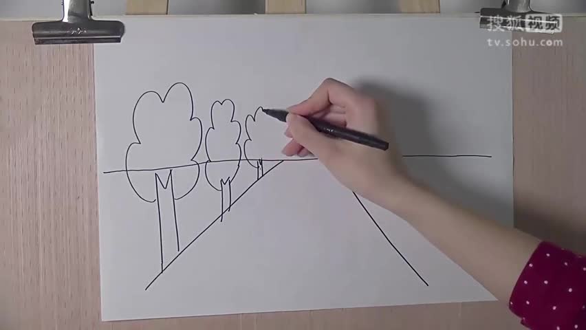 油画教程_速写建筑_ps铅笔画效果