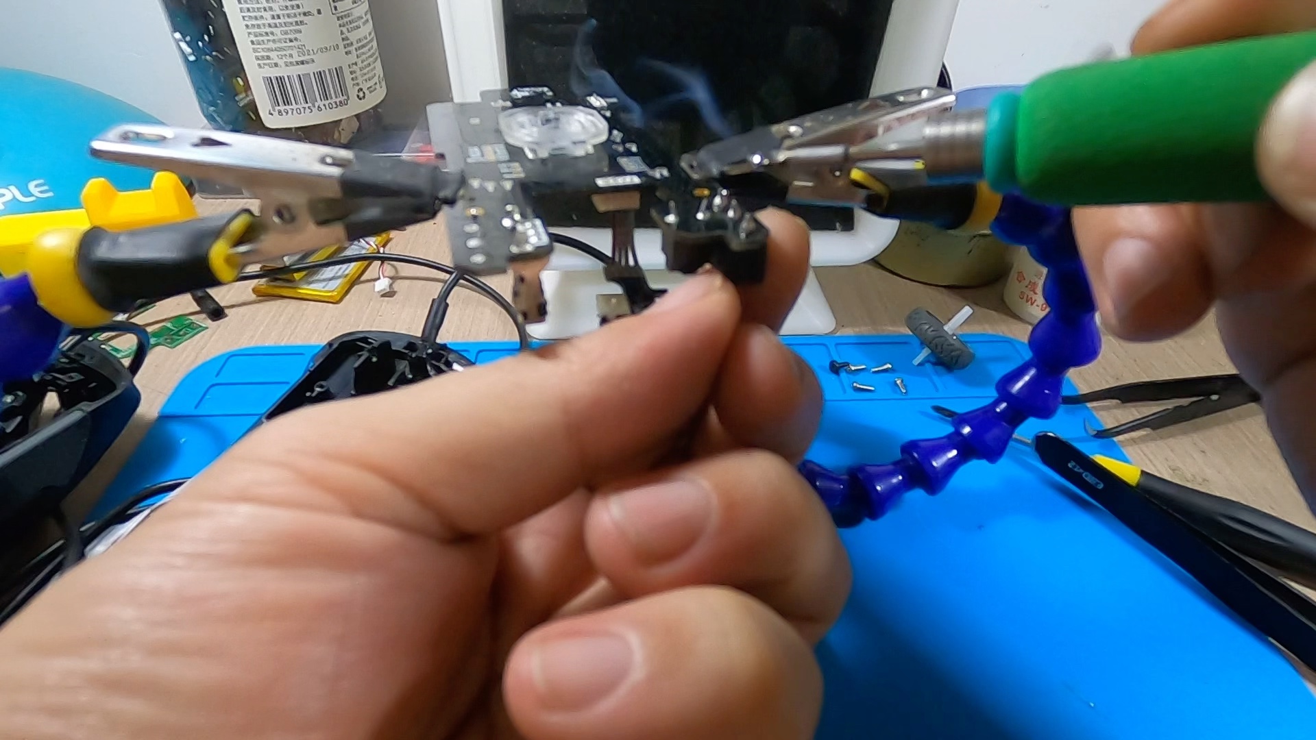 赛睿310鼠标更换欧姆龙微动