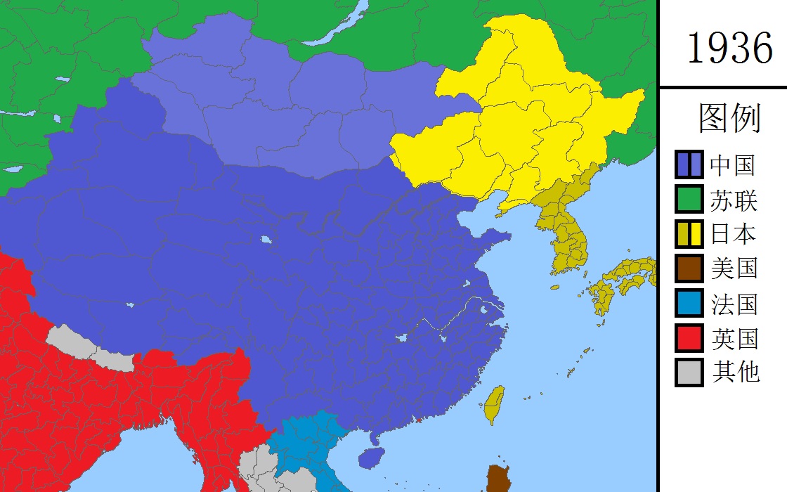 【历史地图】抗日战争