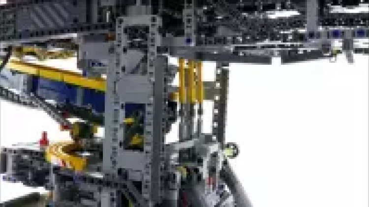 少儿卡通,乐高积木玩具动画,超级开山机器人拼装动画