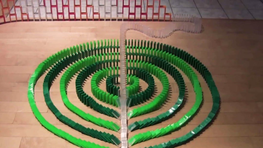 弹珠轨道:经典多米诺骨牌失败编译-多米诺之家