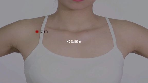 手太阴肺经,云门穴
