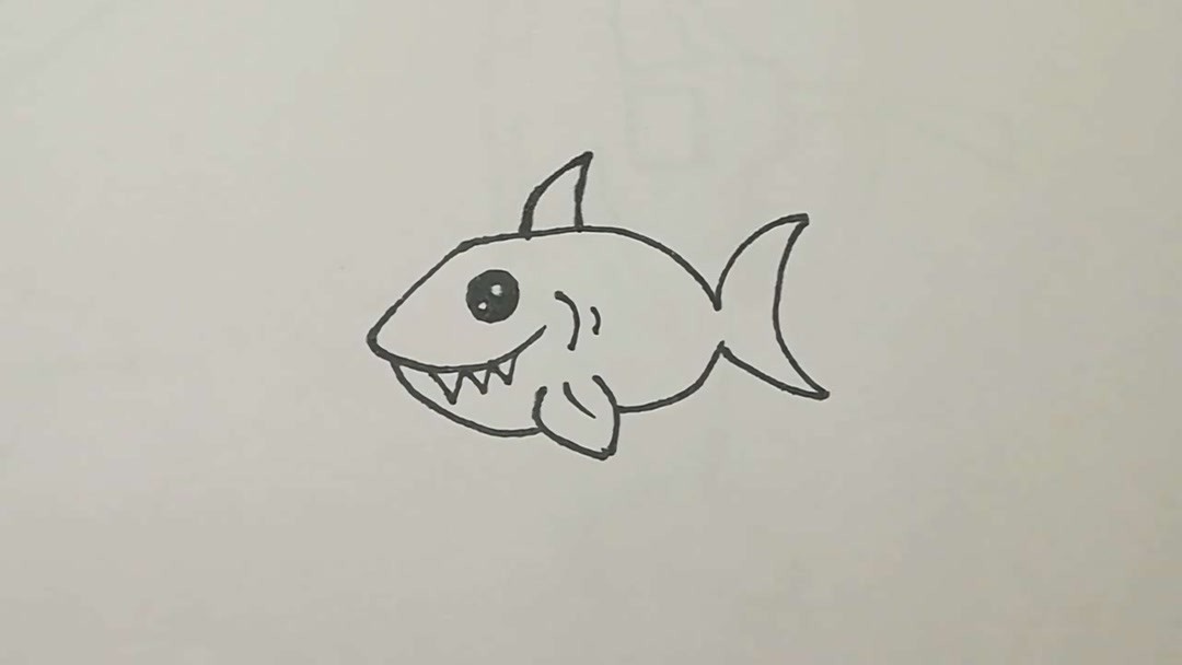 苗苗姐姐绘画启蒙 凶猛的鲨鱼