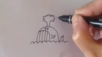 【xiao白鹭童趣园】小鲸鱼儿童卡通简笔画教程 儿童学画画儿童卡通画
