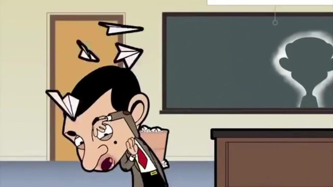 搞笑动画:憨豆被误当成老师,他能制服一群熊孩子吗?太有趣啦