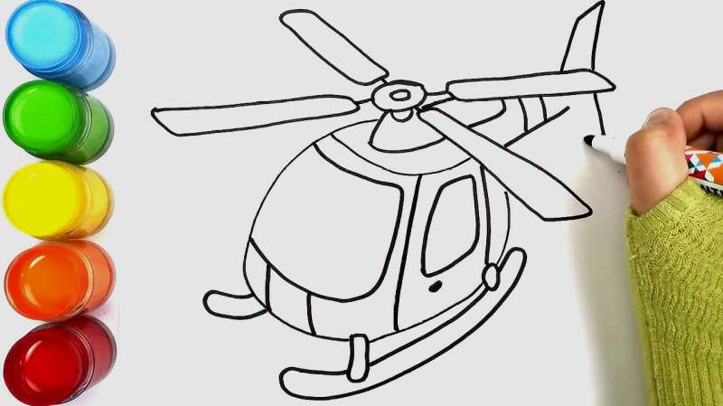 简笔画教你怎么画飞机