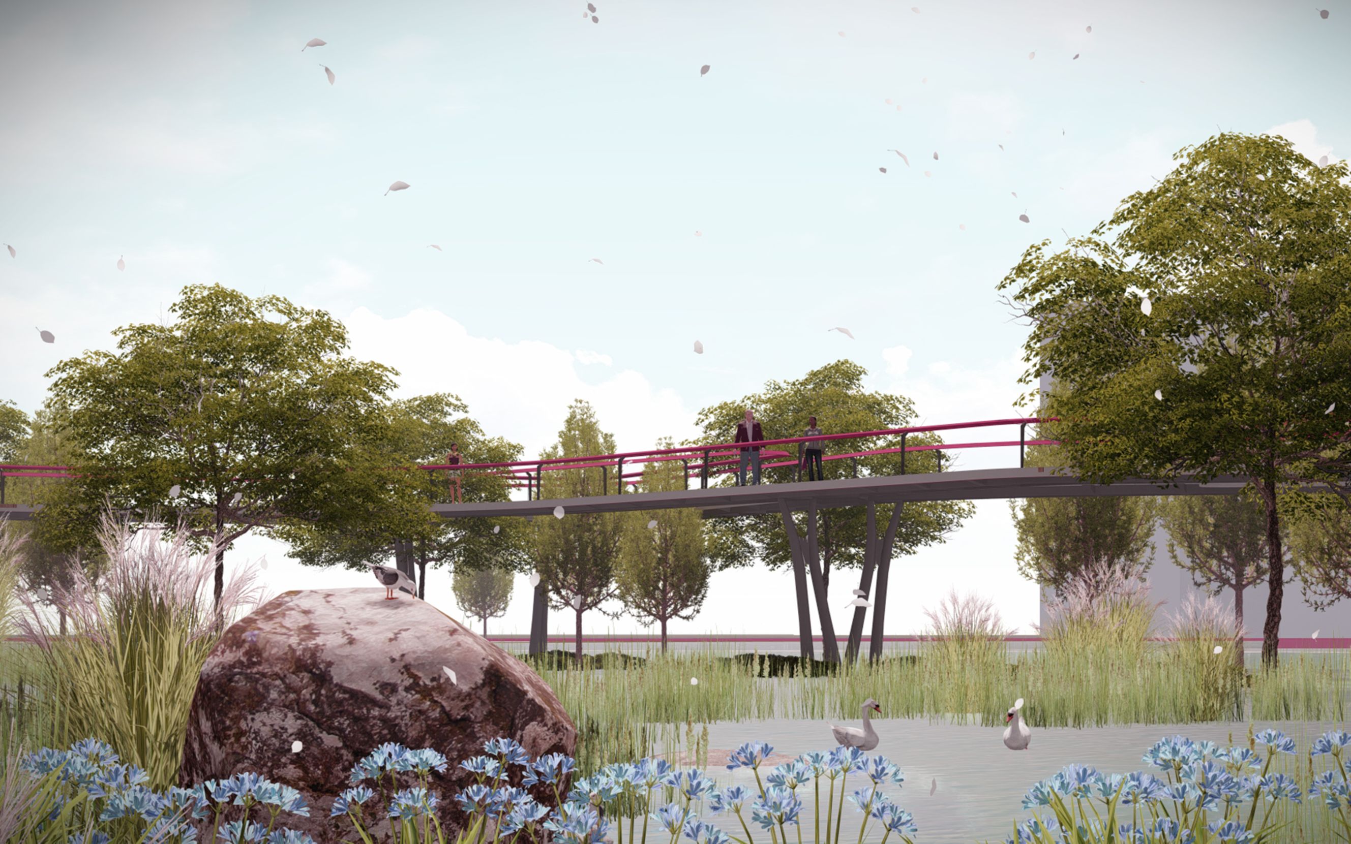 LUMION湿地景观设计视频