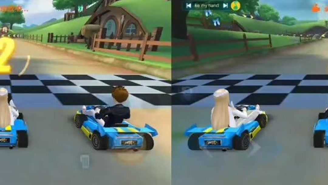 QQ飞车手游-虎牙平台比赛,1v1实战解说教你如何成功杀出去