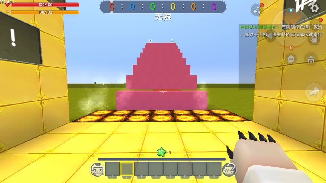 迷你世界:送给半仙的跑酷,真是量身定制,除了我没有一个通关!