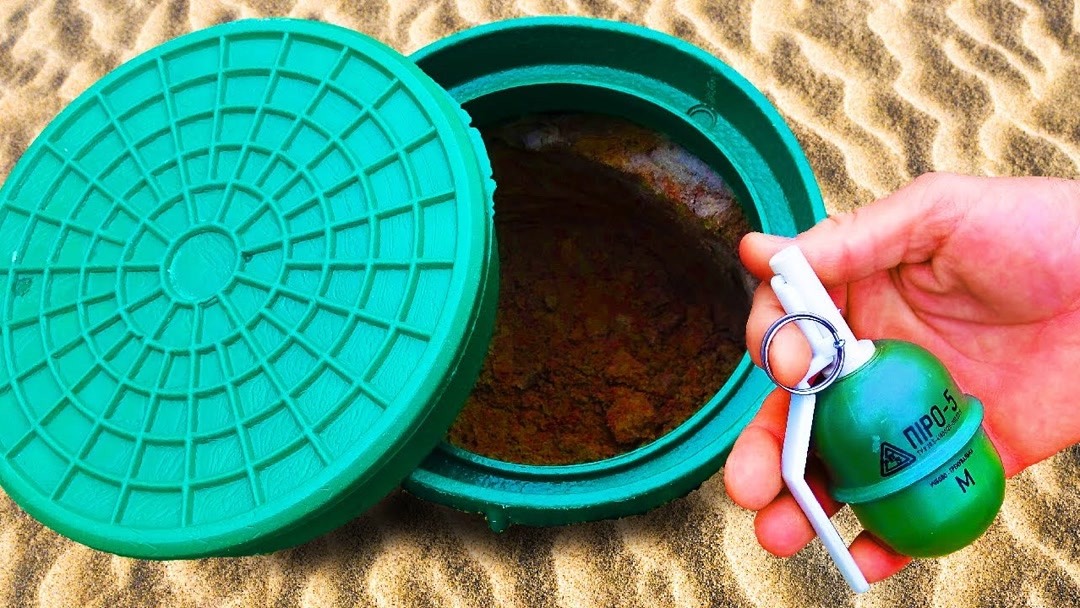 鞭炮威力测试:各种鞭炮炸飞井盖,到底能飞多高?