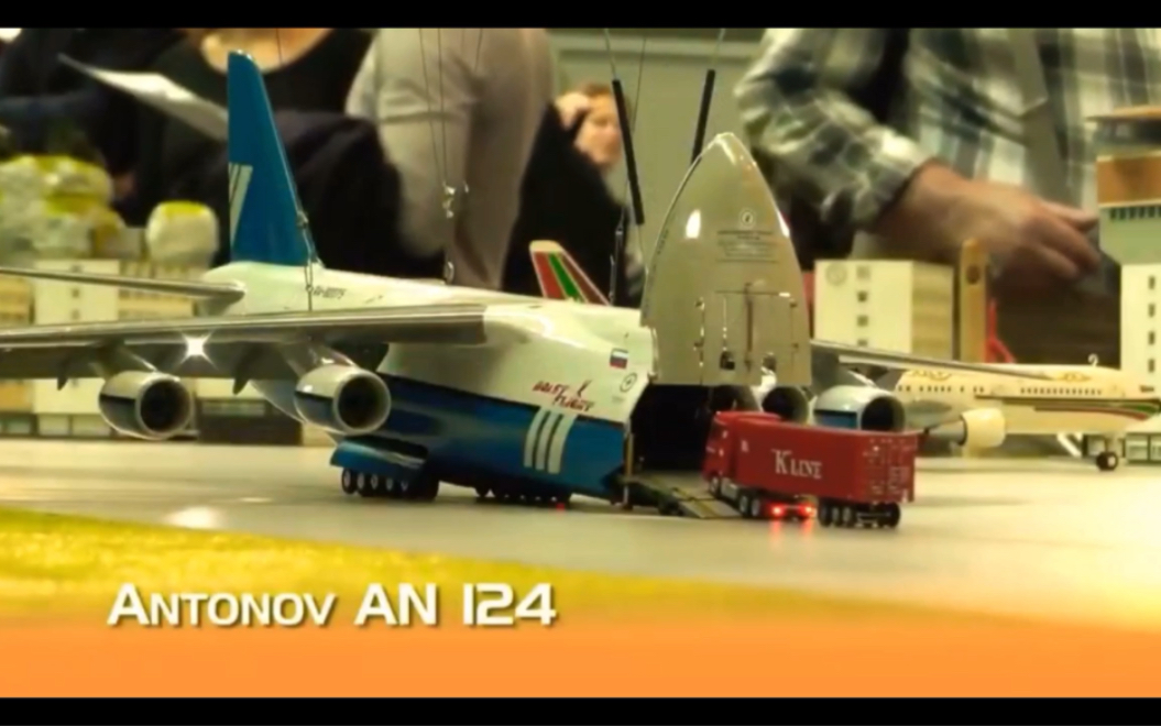 【搬】An124 超强的运载能力 超级厉害的场景模型 rc