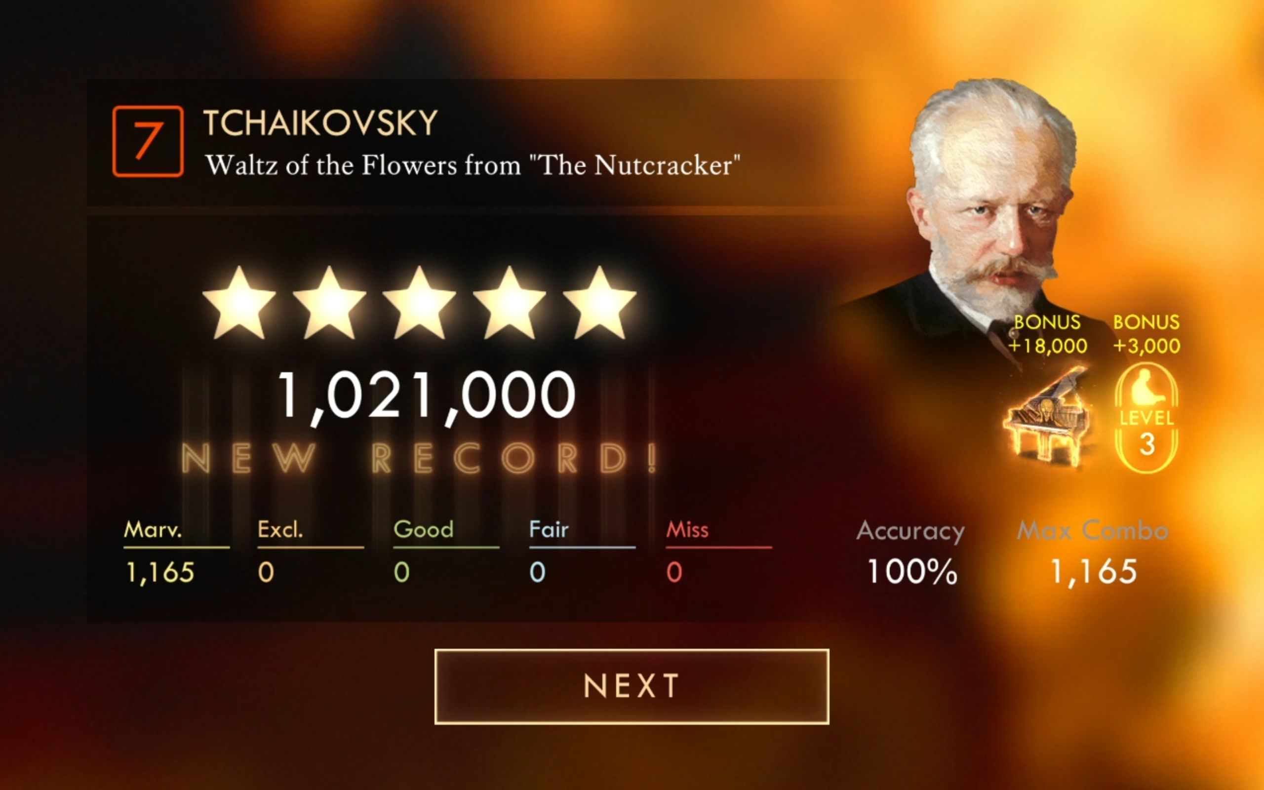 【钢琴师】柴可夫斯基 花之圆舞曲【All combo/理论值】