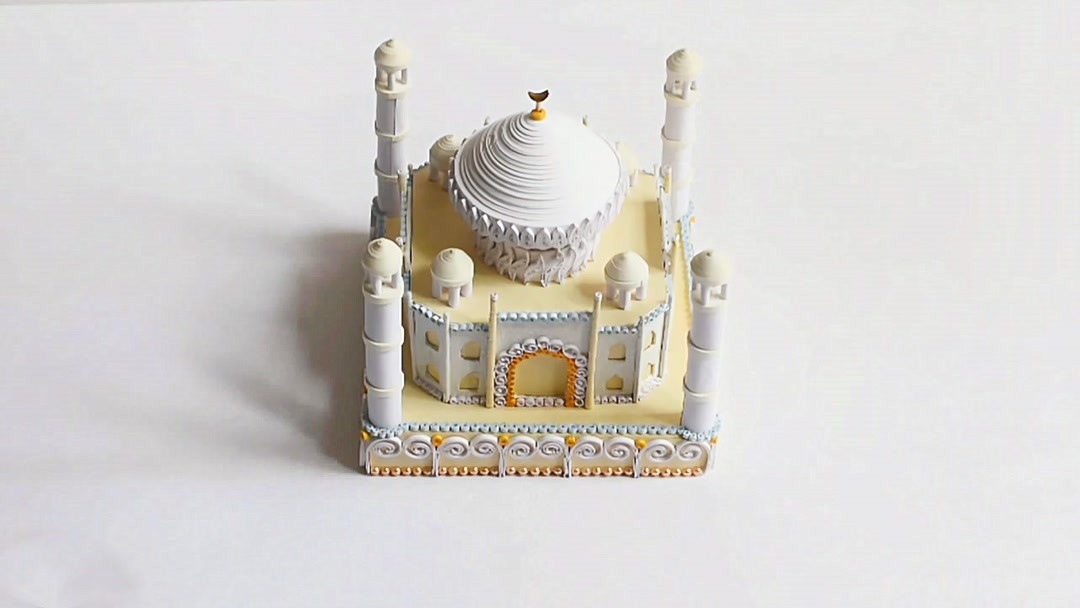 DIY手工教程,城堡模型的制作方法(步骤2-1)