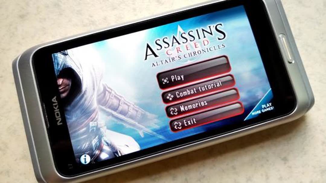 9年前的3A大作,诺基亚塞班上的《刺客信条》高清重制版画面出色