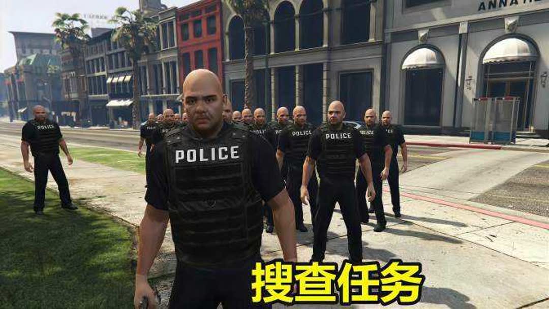 战术警察模拟器:巡逻此处发现可疑人员 上前询问