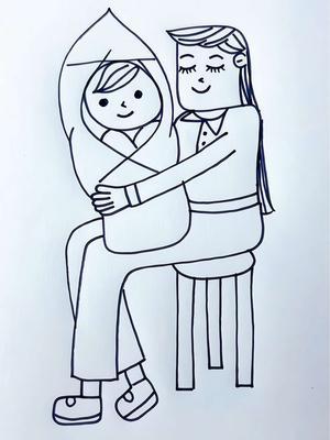 母亲节到了,用"妈"字画妈妈,跟我学起来#简笔画