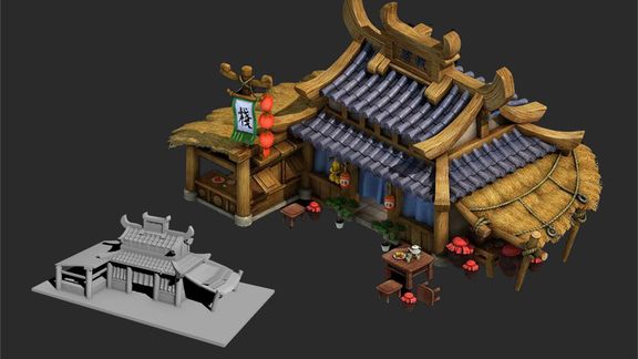 【零基础必看3DMax教程】来我设计的客栈喝杯茶吧!