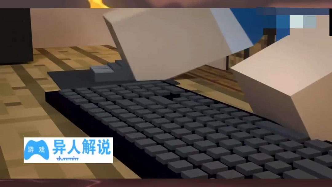 我的世界 小朋友和电脑中的史蒂夫交朋友