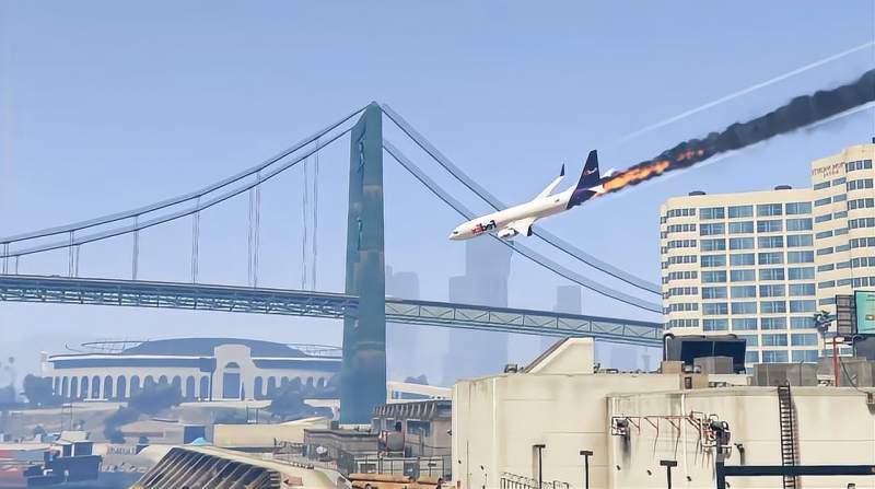 模拟飞行-波音737飞行不稳定,迫降湖边