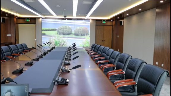 中控会议室—超薄专业音箱全无线传输