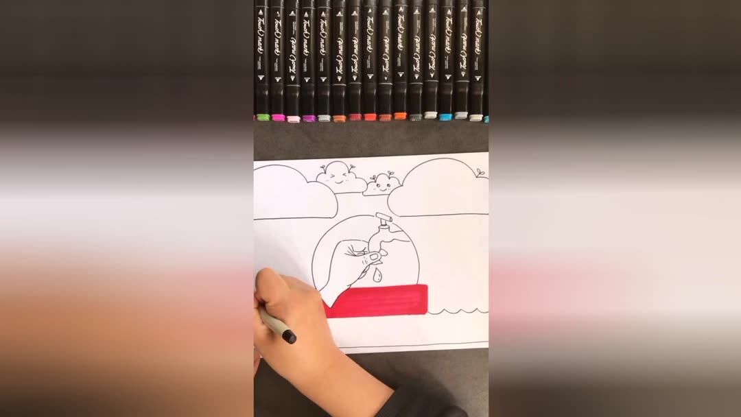 节约用水手抄报