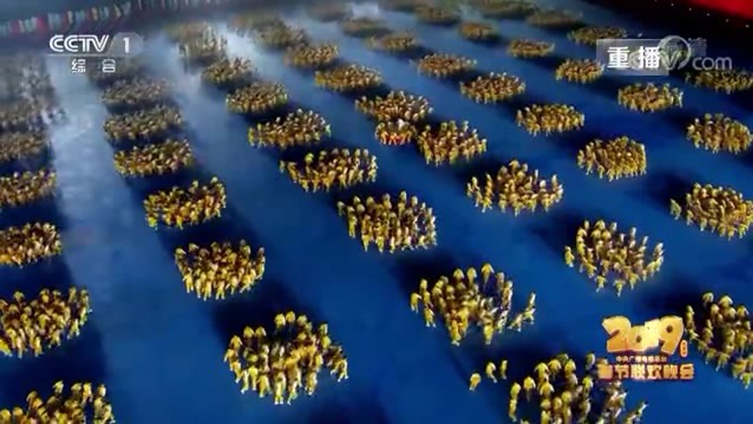 2019央视春晚 河南少林塔沟武校武术《少林魂》