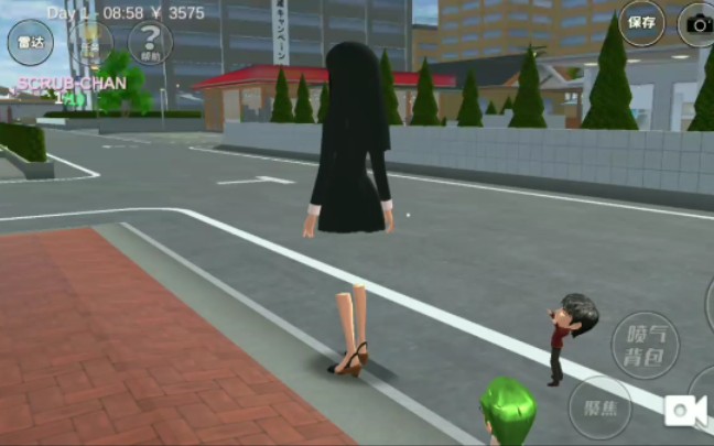 【樱花校园模拟器】卡bug以后的修女竟和富江长得如此相像