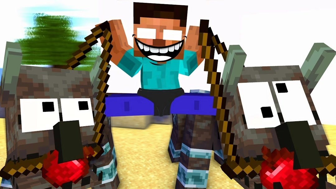 我的世界怪物学院 搞笑动画 强盗进村庄 him老师到底怎么做的?