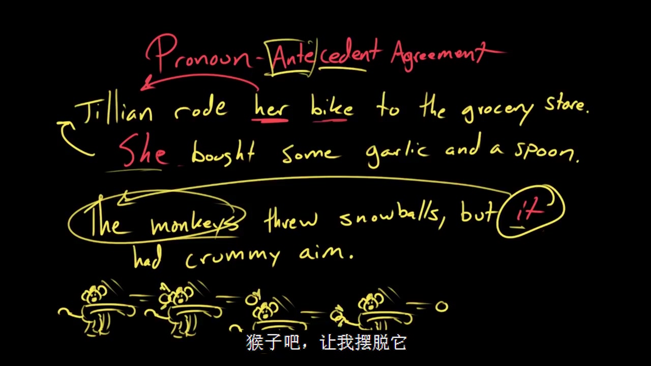 No097、语法—代词名词一致