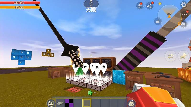 迷你世界:超多的抽取神器,没想到这个木剑都那么厉害