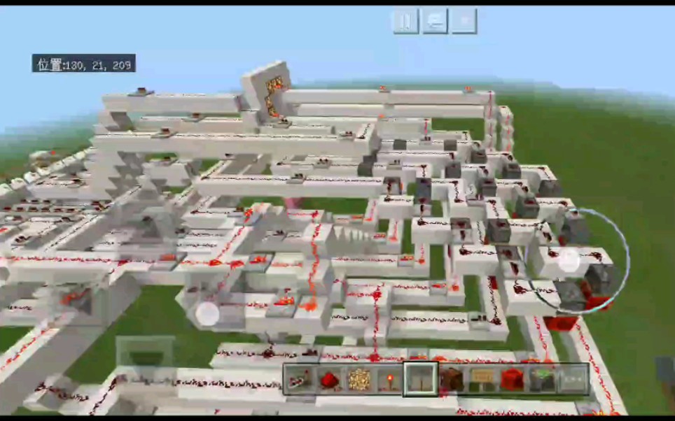 笨笨的红石数字显示器《我的世界》