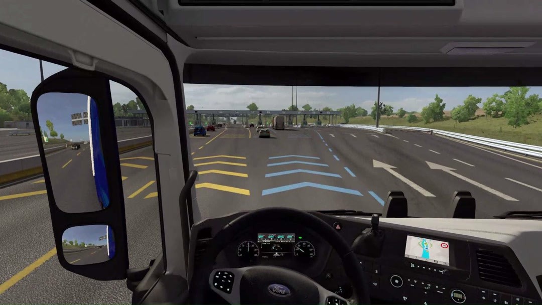 【慕哥】欧洲卡车模拟2 驾驶福特通过意大利复杂的立交桥到达罗马