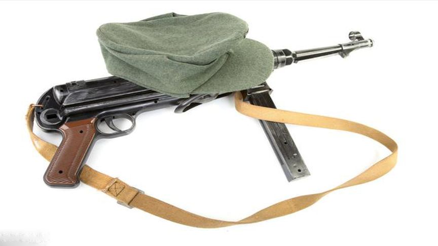 军事模型,二战经典武器德国的象征MP40,详情解说