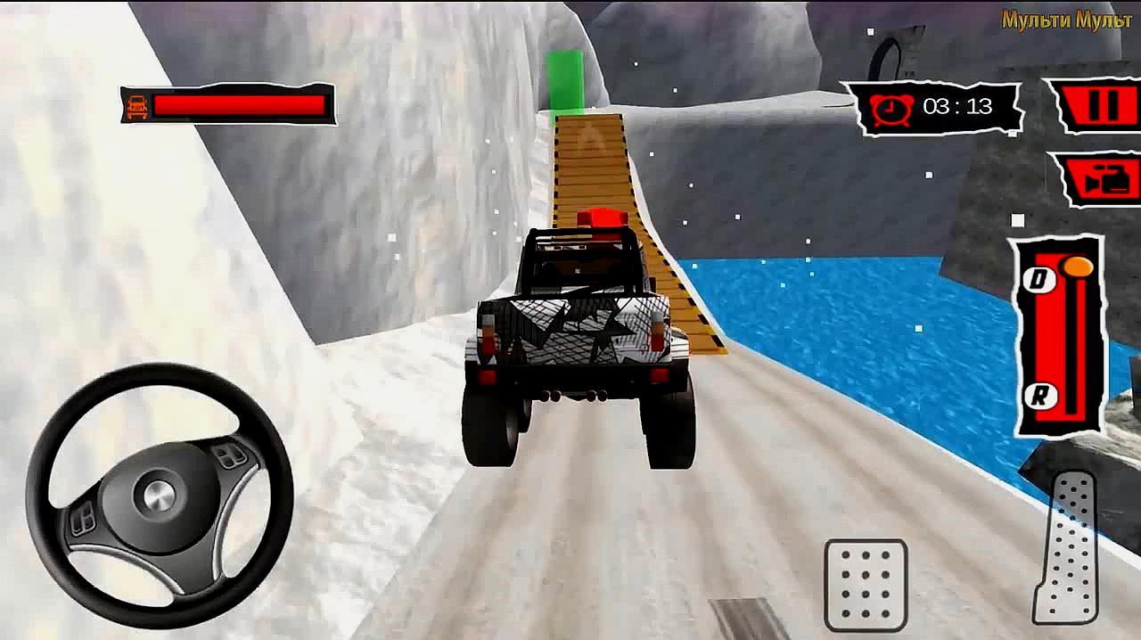 模拟驾驶皮卡车雪地体验驾驶小游戏