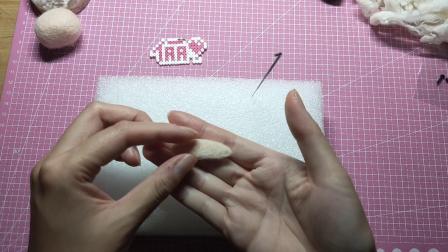 俪想家手工羊毛毡和风小羊戳戳乐制作教程