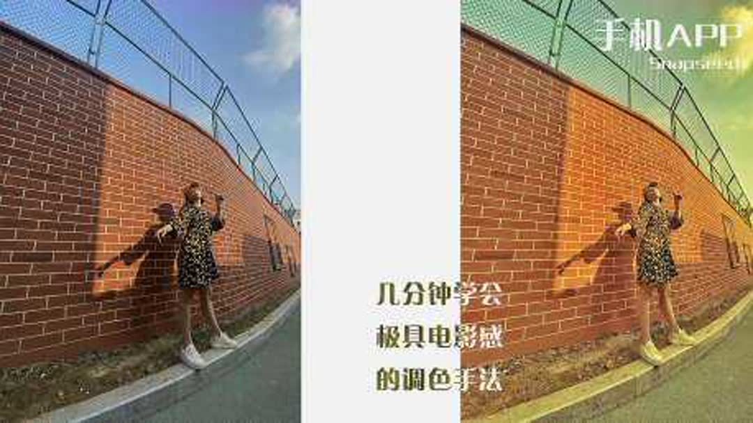 手机修图|只要掌握它,Snapseed也能轻松几步完成电影色调的调修