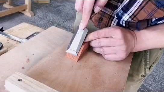 #手艺人 #木工工具 做一个小#刨子