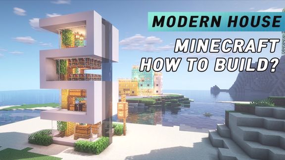 【我的世界】如何建造一座8x8的现代化房子