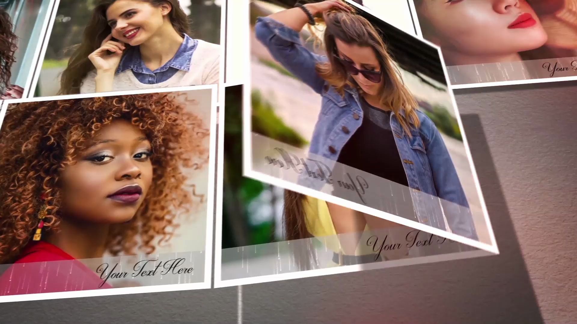 AE模板-翻页照片幻灯片