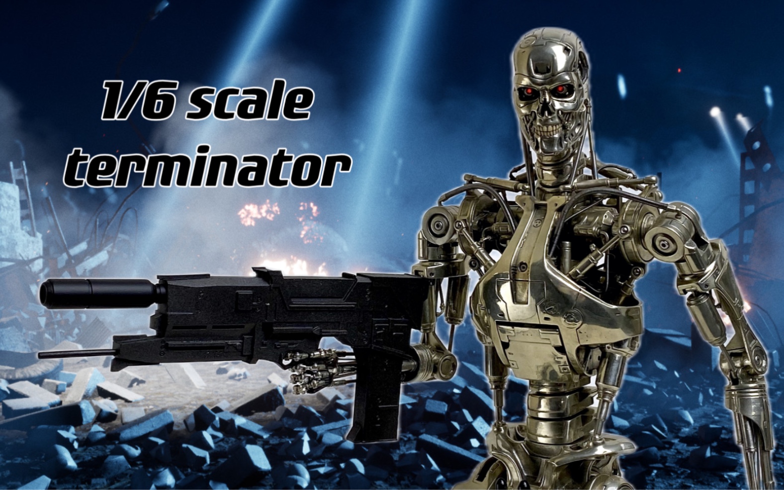 PT studio 1/6全合金终结者骨架 完整套装展示
