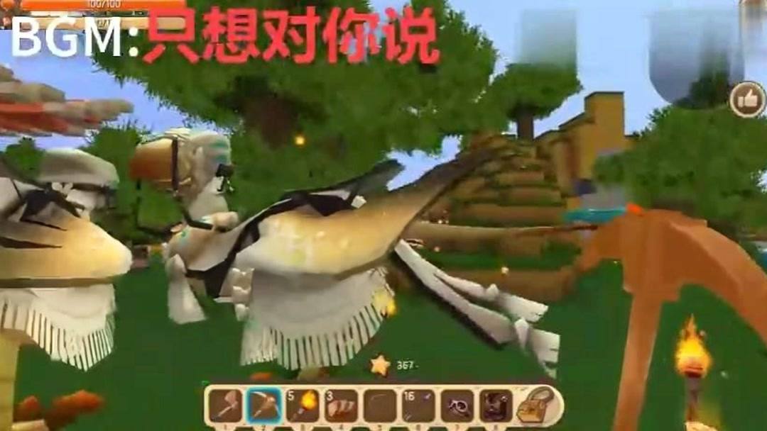 迷你世界:森林发现一座龙王神殿,神殿周围一圈都是龙蛋