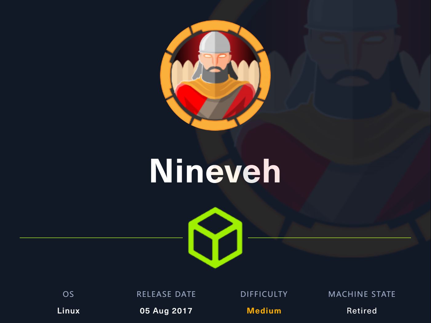 HackTheBox Live | Machines | Nineveh | 无人声
