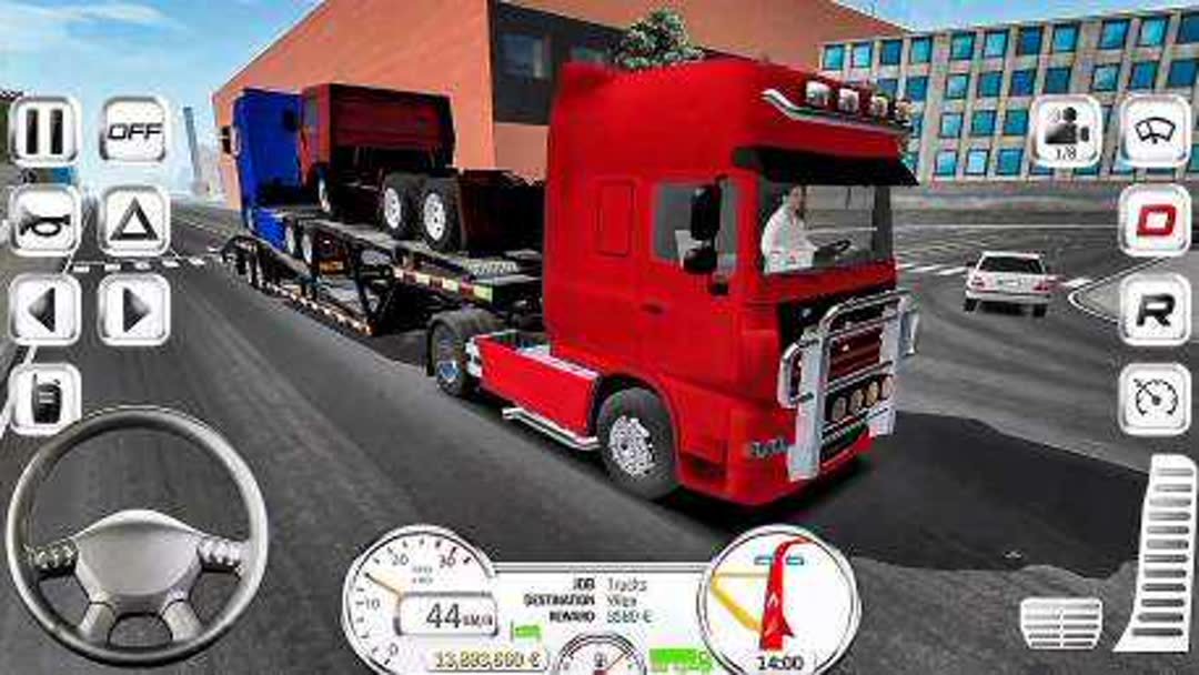 欧洲卡车司机 卡车运输!汽车游戏