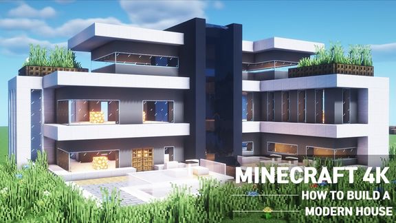 我的世界:如何建造大型现代房屋