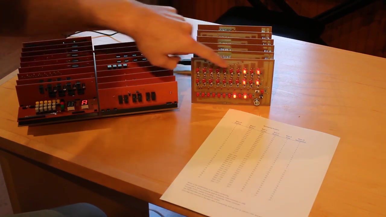 用继电器制作计算器 视频合集