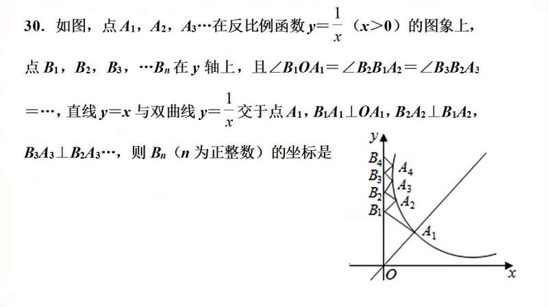 九年级数学题,反比例函数专题,来看看中考数学真题怎么考?
