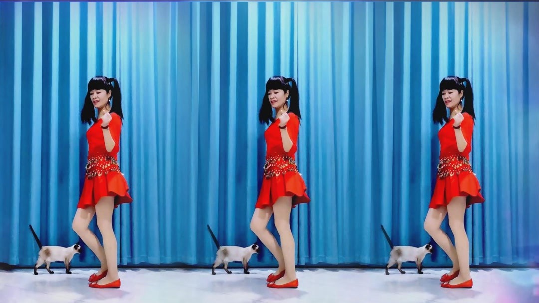 广场舞《摇太阳》背面演示 活泼俏皮很动感