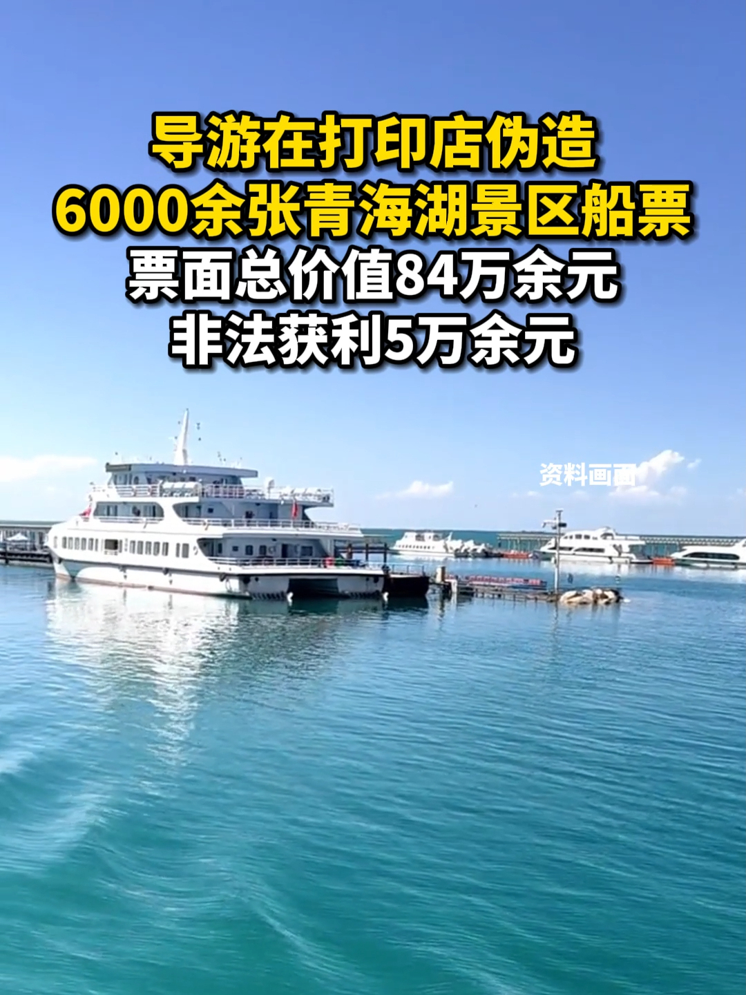 4人使用伪造的游轮船票向游客虚构事实、隐瞒真相,