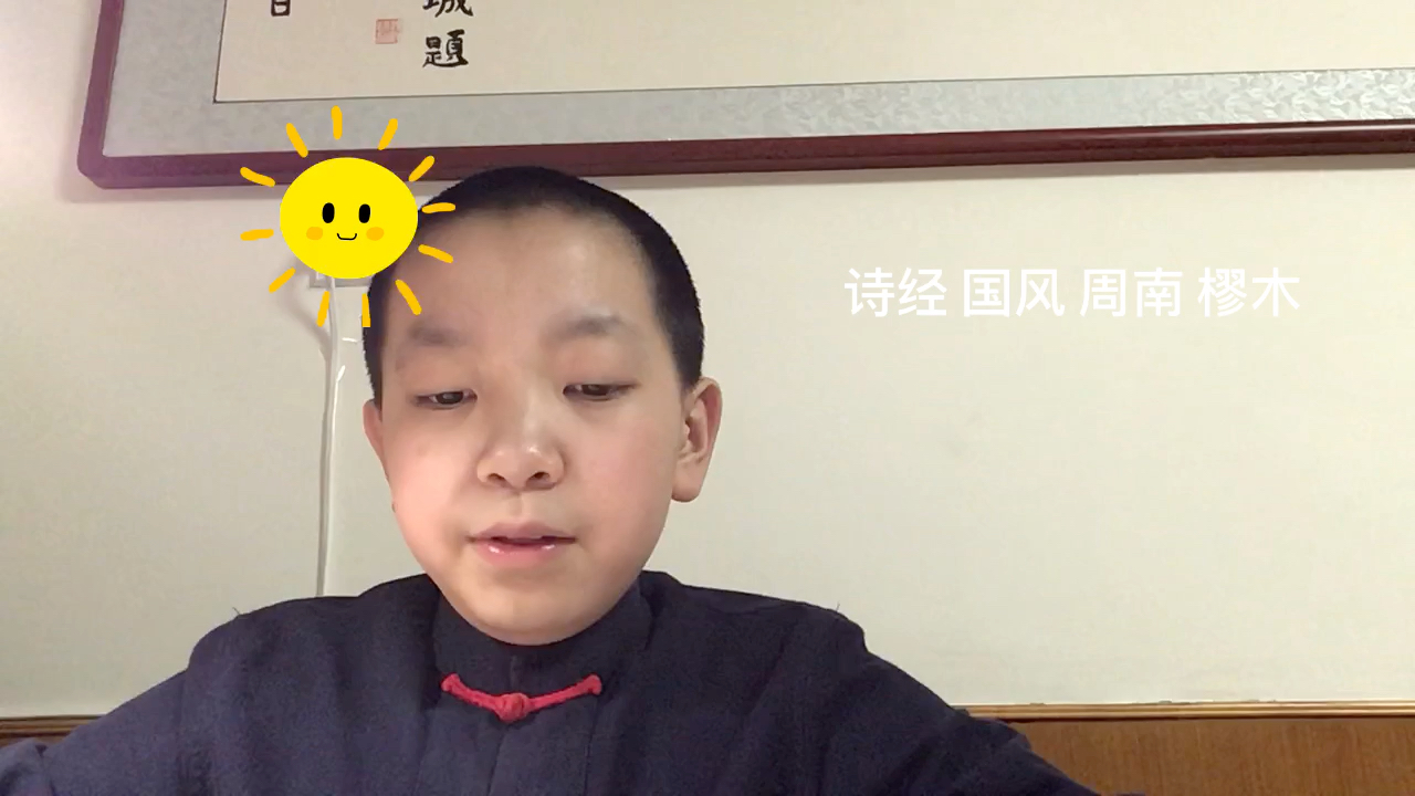 经典诵读之诗经 国风 周南 樛木